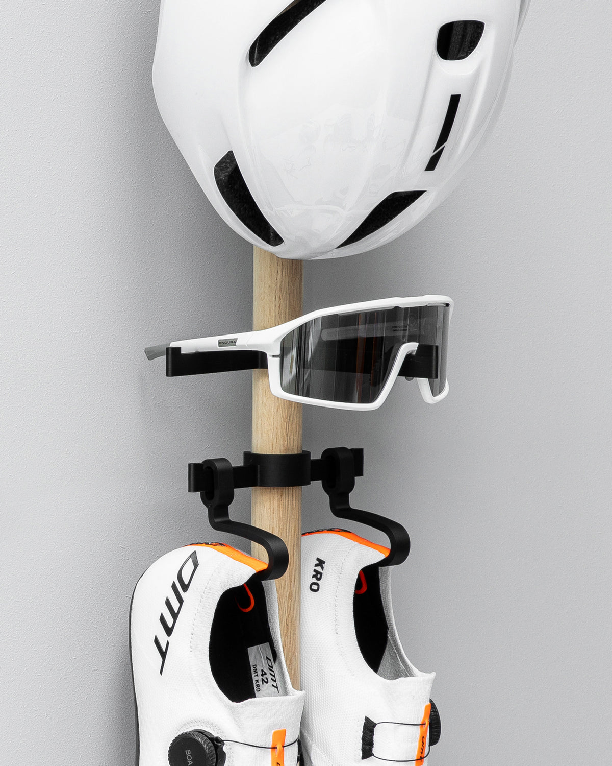 Tons Rack — storage for cycling shoes, helmets and sunglasses