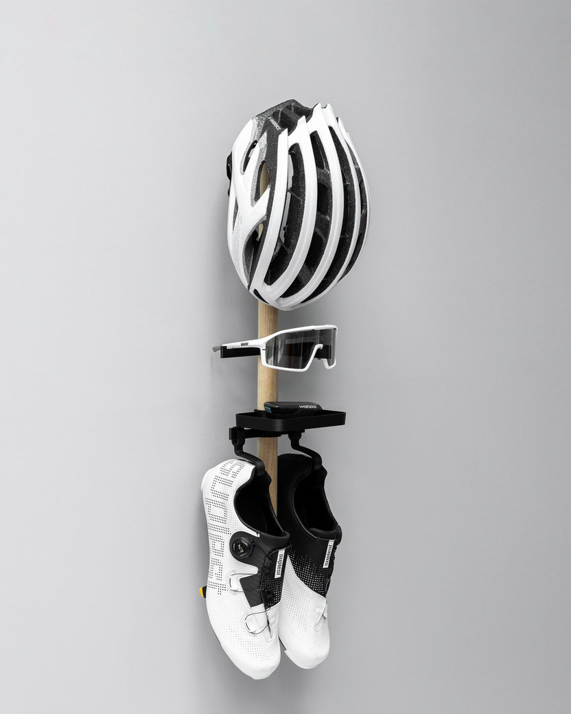Tons Rack — storage for cycling shoes, helmets and sunglasses