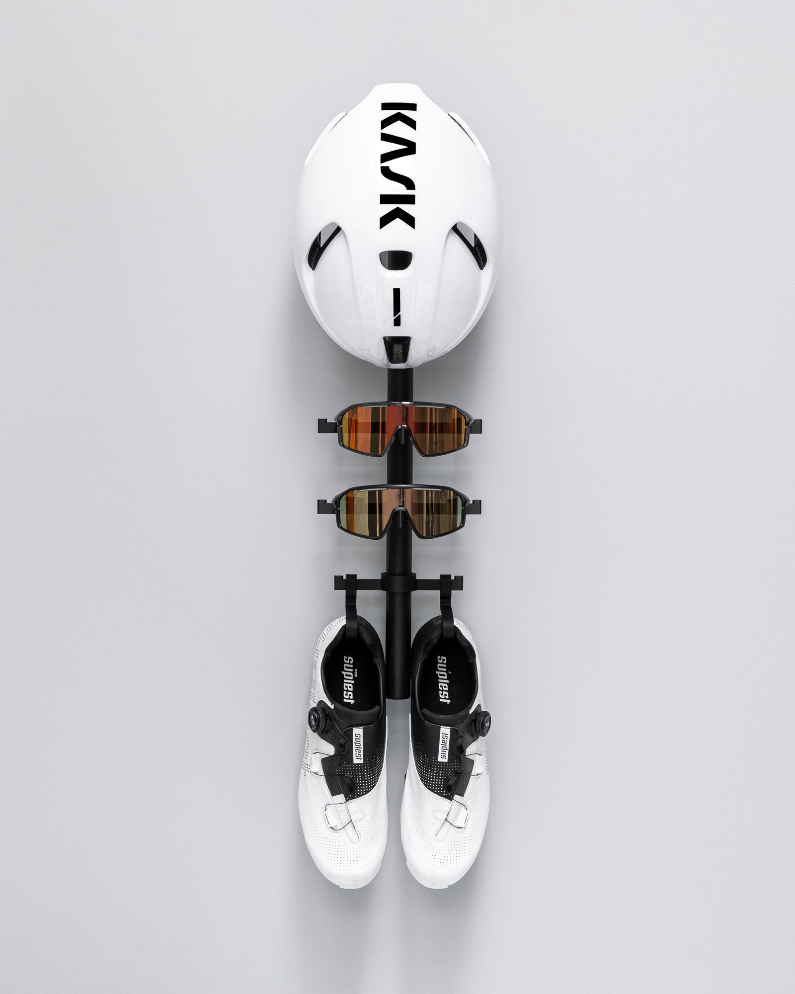 Tons Rack — storage for cycling shoes, helmets and sunglasses