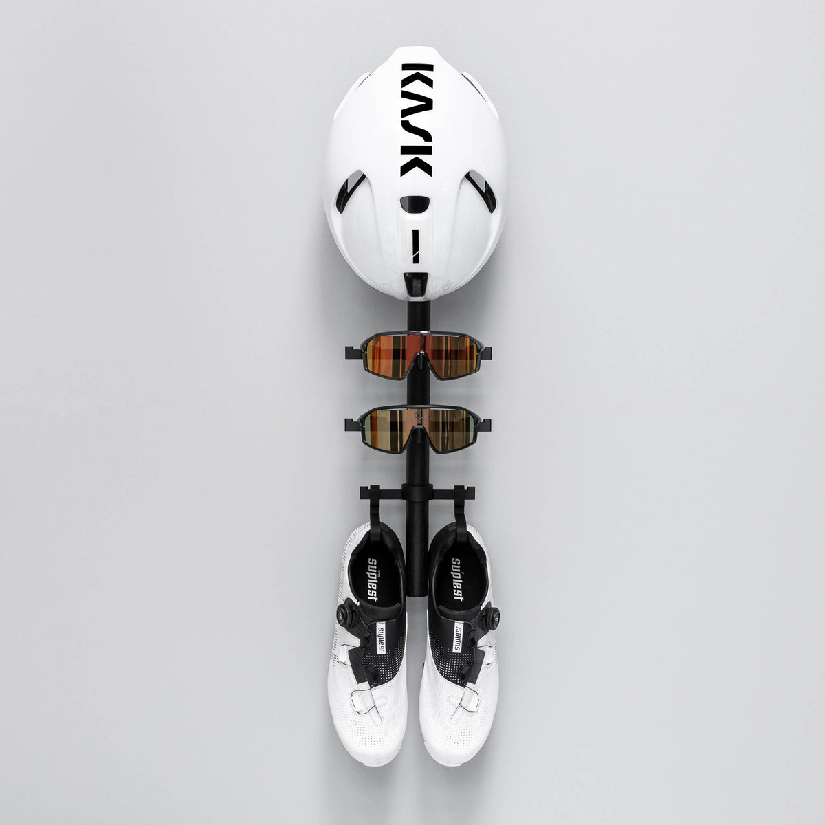 Tons Rack — storage for cycling shoes, helmets and sunglasses