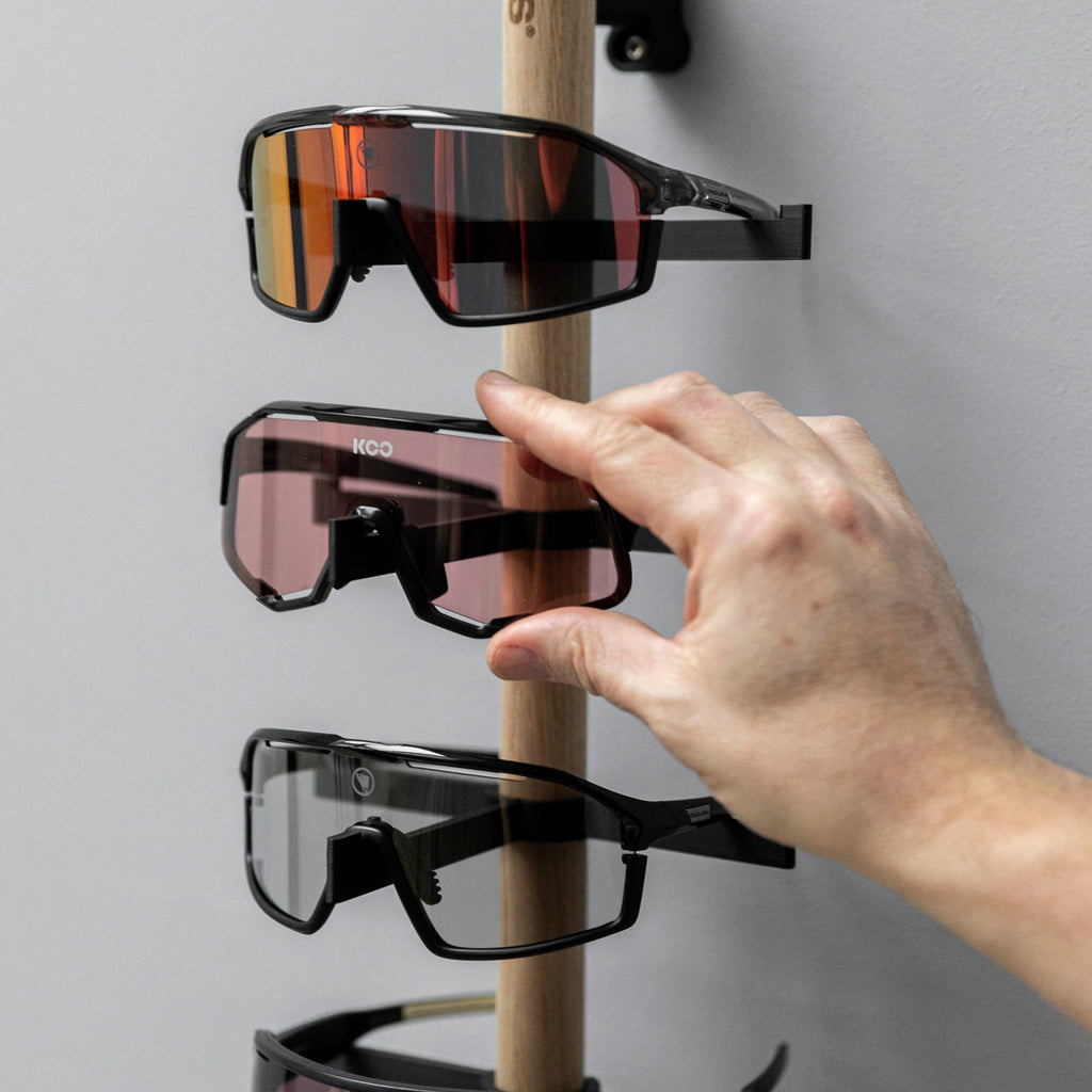 Tons Rack — storage for cycling shoes, helmets and sunglasses