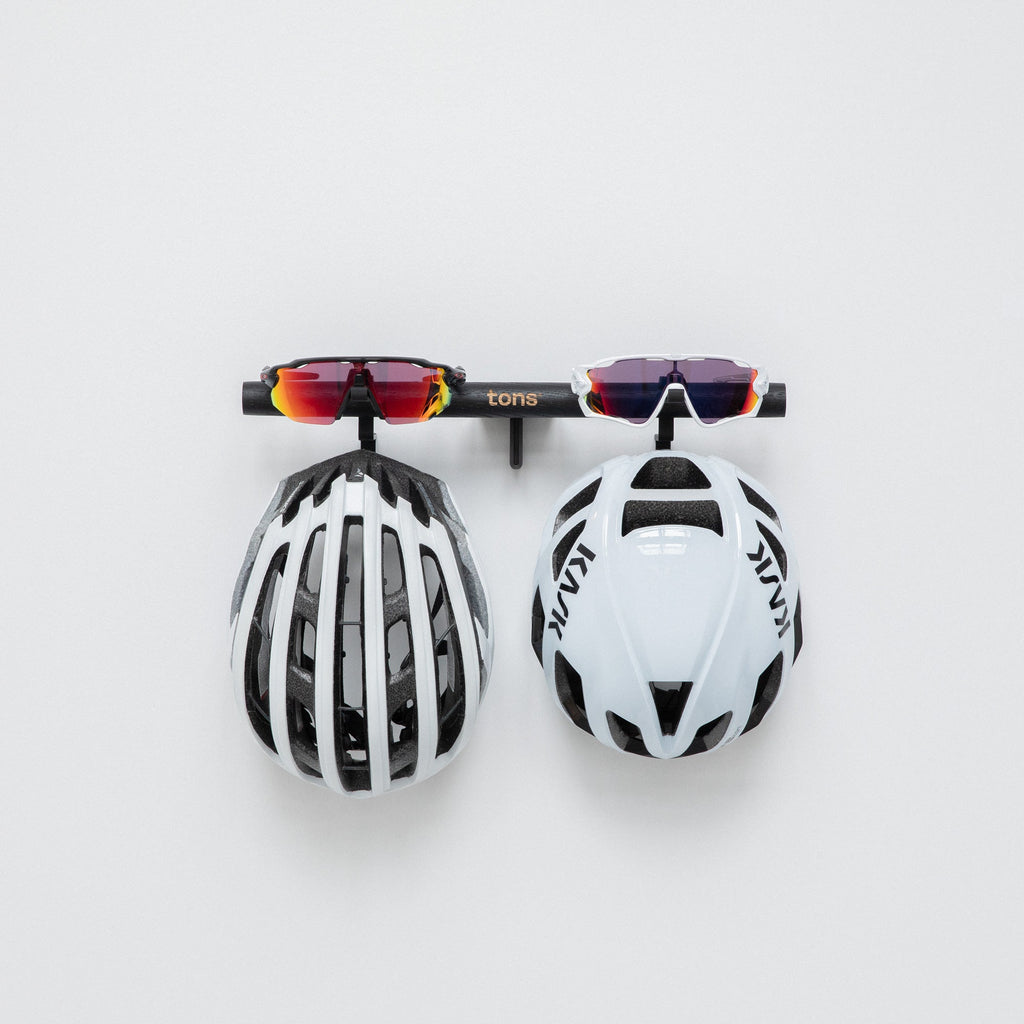 Tons Bar — storage for cycling shoes, helmets and sunglasses